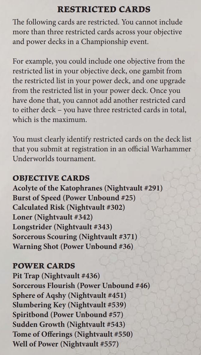 Rotation and the new Forsaken and Restricted Lists – Can You Roll A Crit?