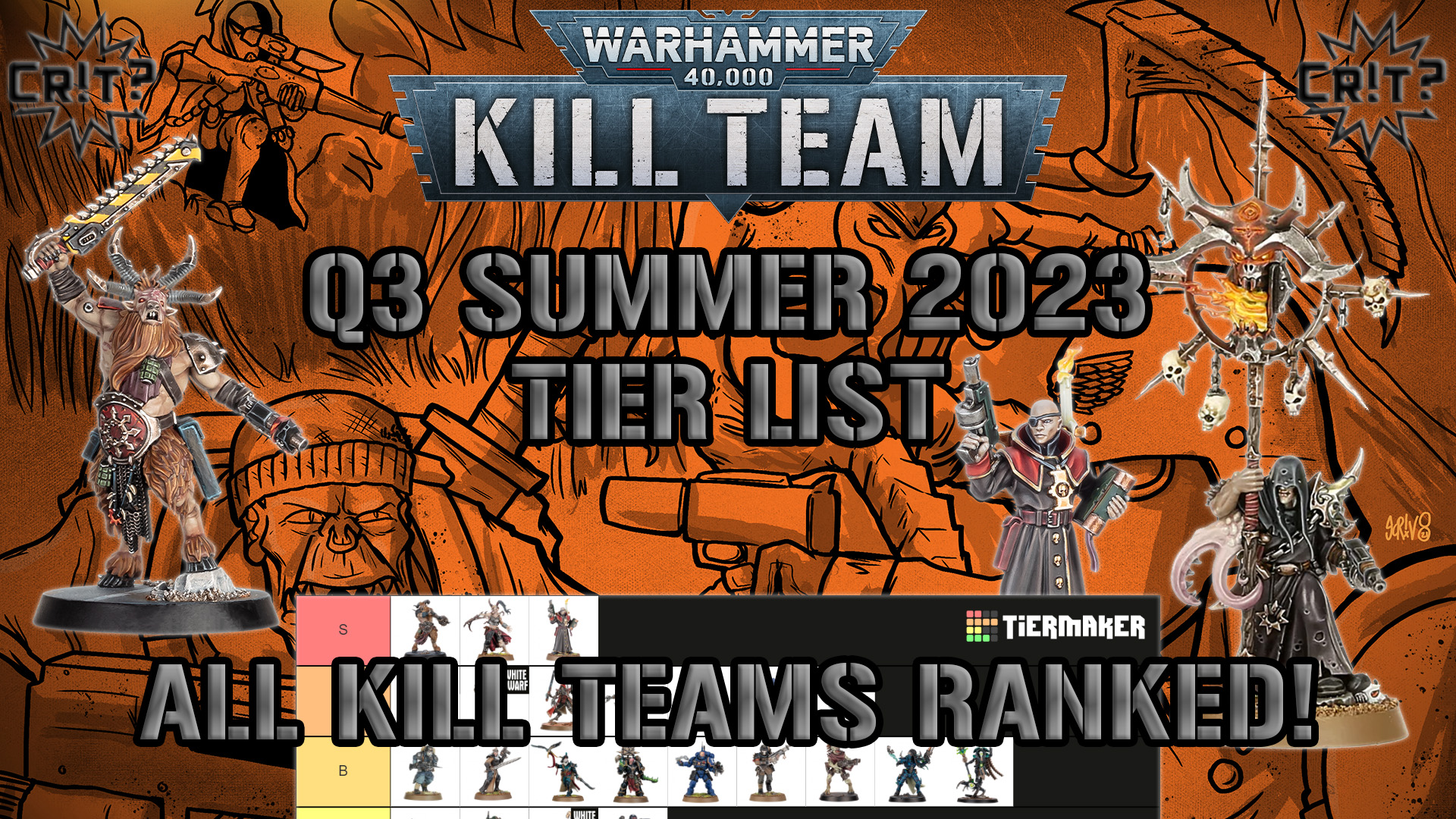 Kill Team Q3 Summer 2023 Tier List – Can You Roll A Crit?