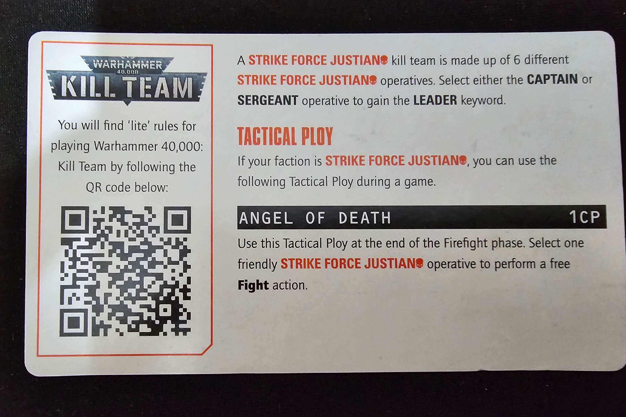 Strike Force Justian Kill Team Review – Can You Roll A Crit?