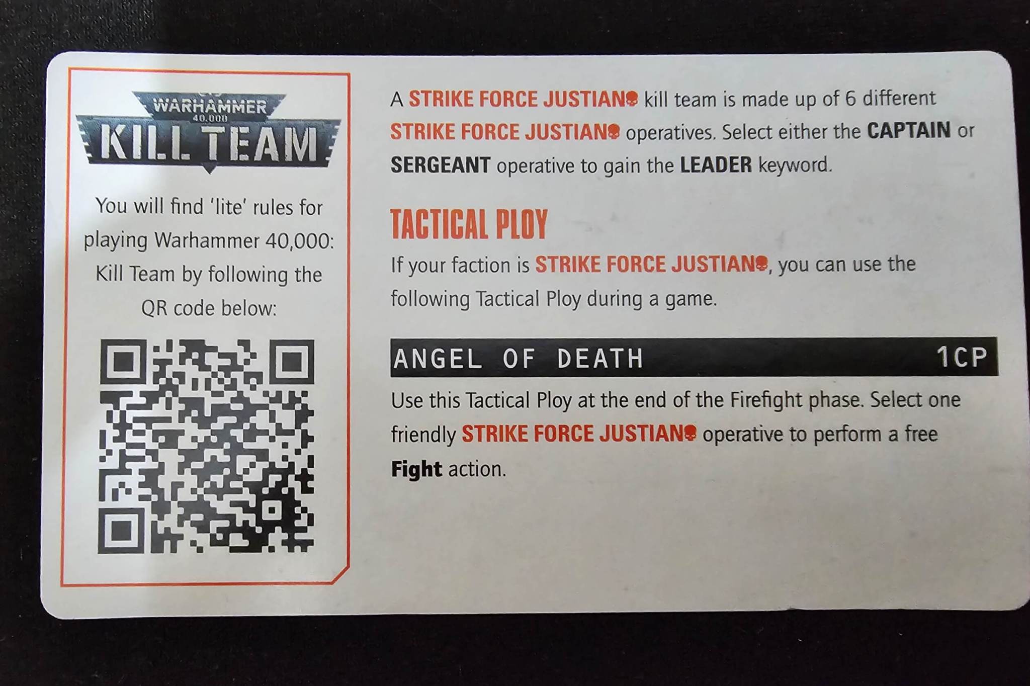 Strike Force Justian Kill Team Review – Can You Roll A Crit?